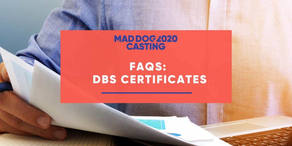 FAQs DBS Certificates News Mad Dog 2020